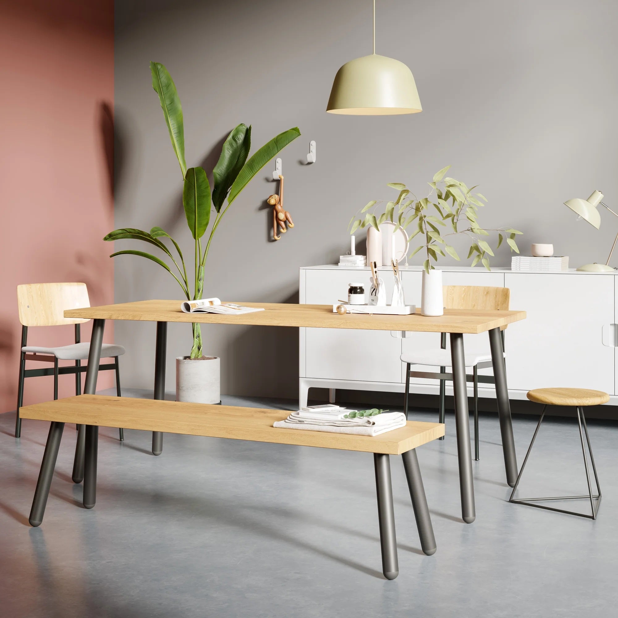 Single Pin Round (set of x4) – Table Barn